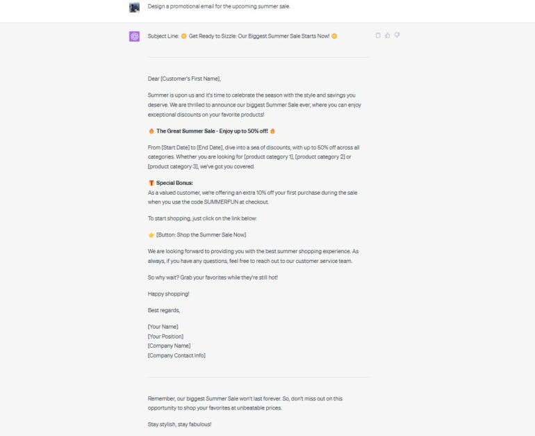26 Fantastic ChatGPT Prompts for E-commerce
