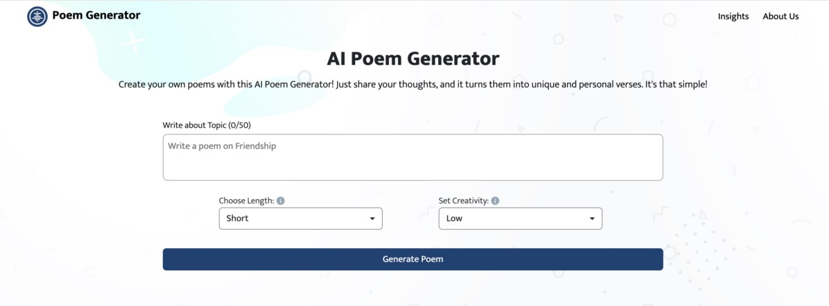 The Best AI Poem Generator For You