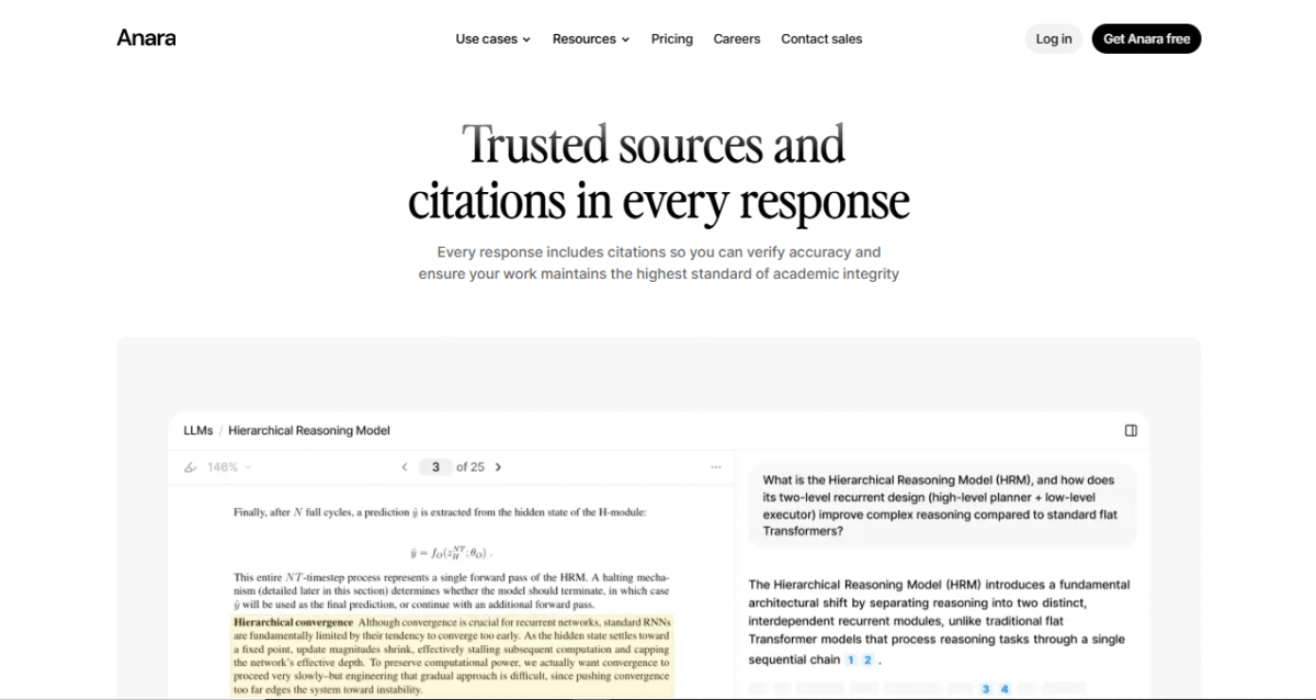 Anara AI Review (2026): Pricing, Features & Best Alternatives